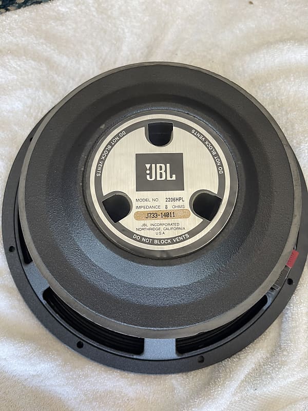 JBL 2206HPL 12" Woofer 600W 8ohm Speaker | Reverb