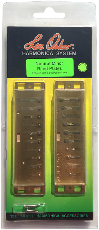 Lee Oskar Natural Minor Harmonica Reed Plates 1910NRP Key of | Reverb