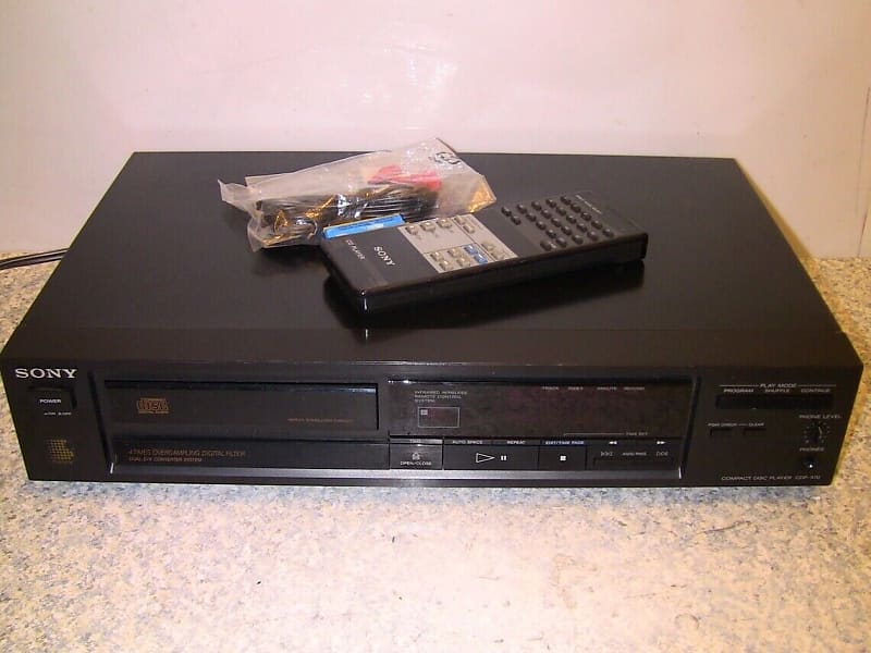 Sony CDP-590 Single CD Compact Disc Player w/ RMT Vintage | Reverb