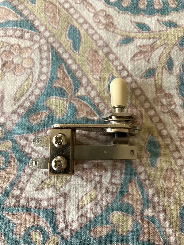 Fender Jazzmaster pickup selector toggle switch - Aged white | Reverb