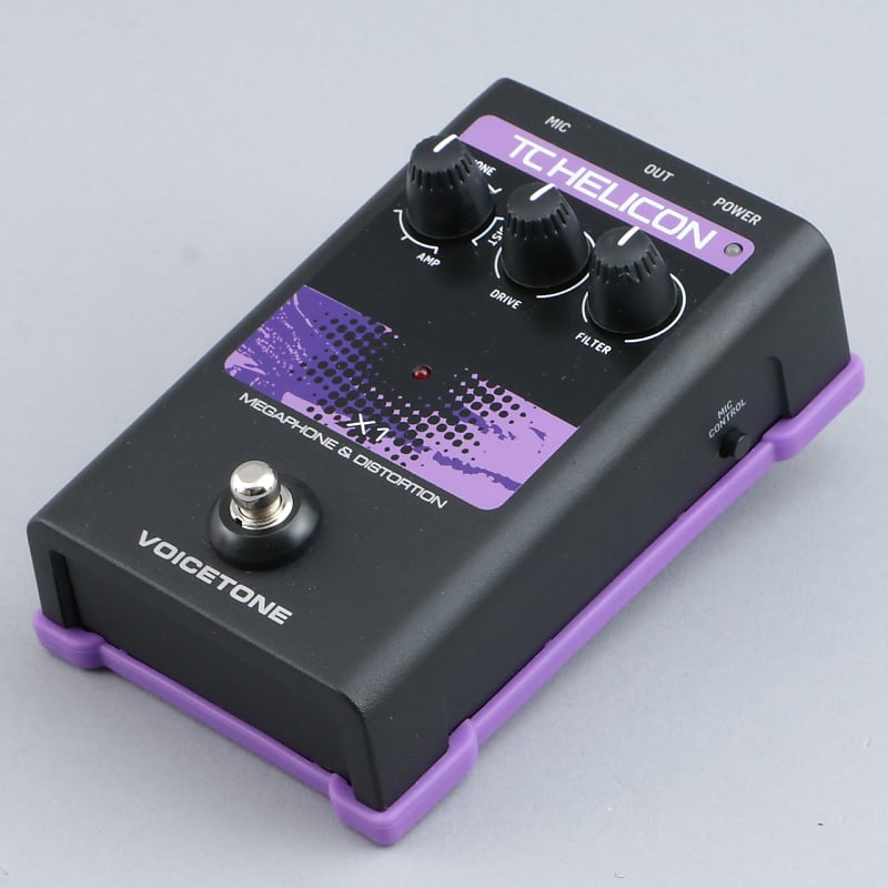 TC Helicon Voicetone X1 Megaphone & Distortion Vocal Effects | Reverb