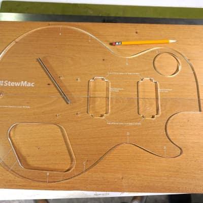 StewMac Routing Template Compatible with '59 Les Paul, Full | Reverb