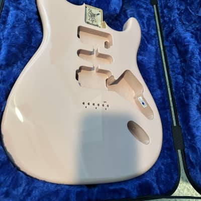 Warmoth Hardtail Stratocaster Body - Shell Pink Brand New | Reverb