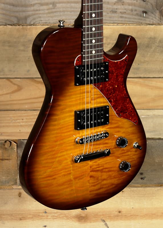 Knaggs Kenai J Maple Top H2 Electric Guitar Tobacco Burst w/ | Reverb
