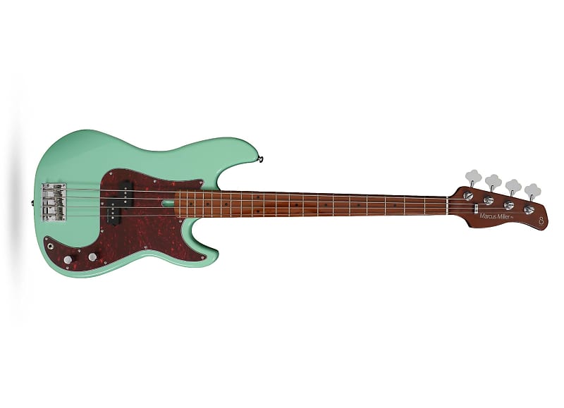 Sire Bass Guitars Marcus Miller P5 Electric Bass, Mild Green | Reverb