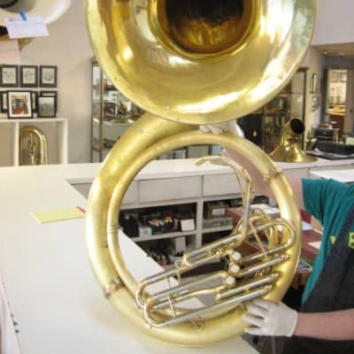 Yamaha YSH-411 BBb Brass Sousaphone | Reverb