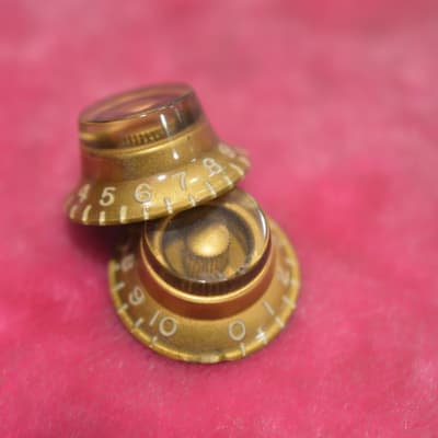 Vintage 1959 Gibson Les Paul Burst Knobs Gold Bonnet Standard | Reverb