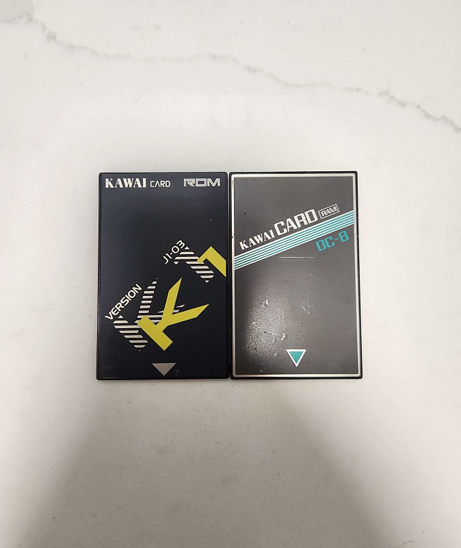 Kawai DC-8 RAM & J1-03 ROM Cards For K1/K1M/K1R | Reverb Australia