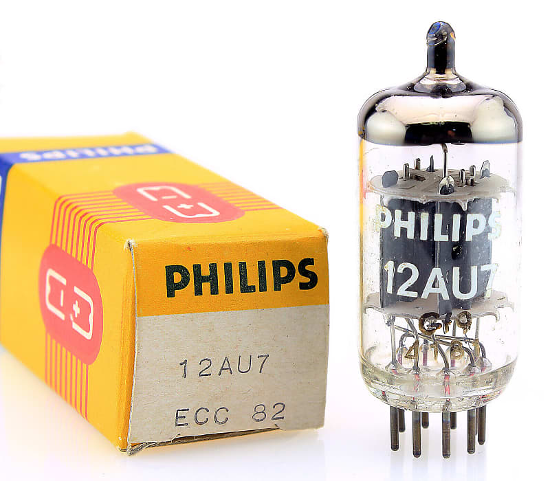PHILIPS HOLLAND ECC82 12AU7 DIMPLE DISC GETTER NOS VACUUM | Reverb