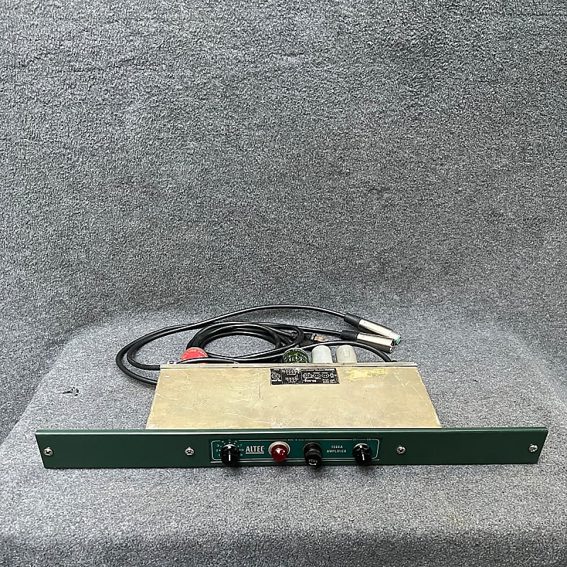 vintage Altec 1566a 60’s tube mic preamp | Reverb