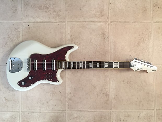 Schecter Hellcat VI Guitar (Diamond Series) RARE White | Reverb
