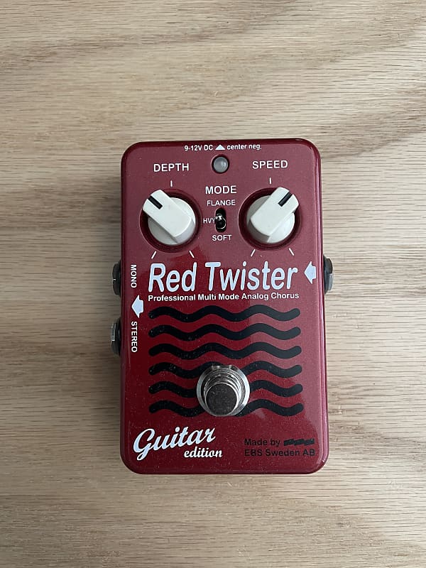 EBS Red twister chorus Candy apple red | Reverb