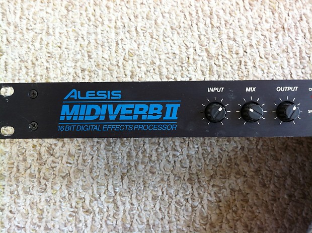 Alesis Midiverb II 2 Multi Effects Reverb Delays Chorus | Reverb
