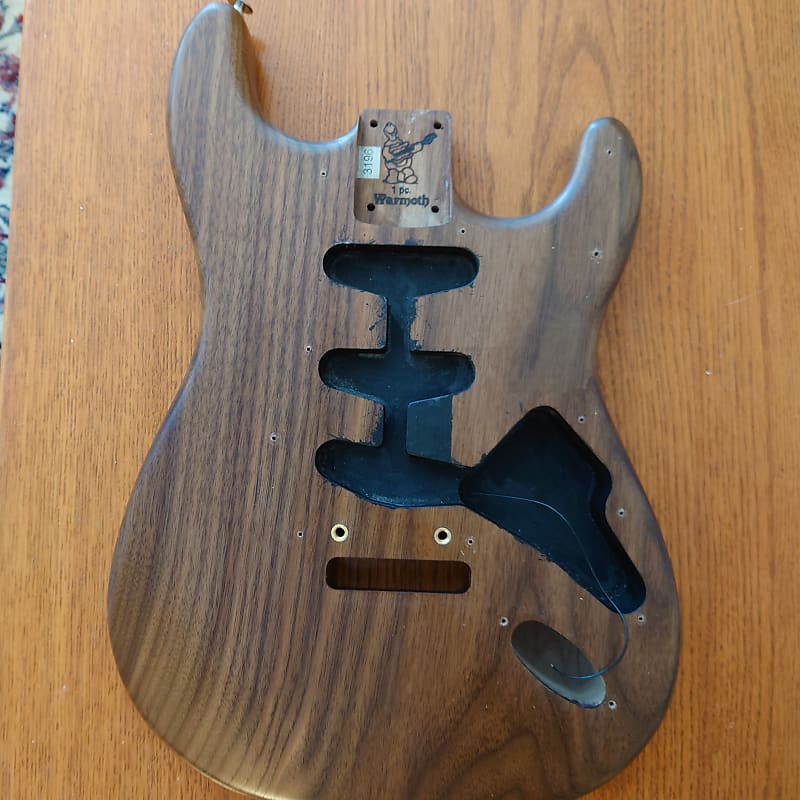 Warmoth Strat Body - One Piece Walnut/Osmo Polyx | Reverb