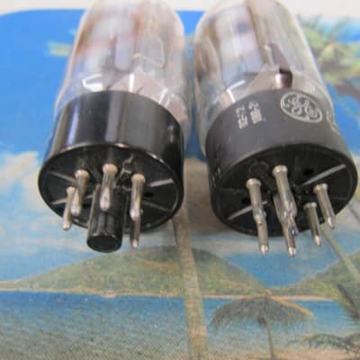 Pr GE 6L6GC Vintage Power Tubes Dual D Getters, 1960s, USA, | Reverb