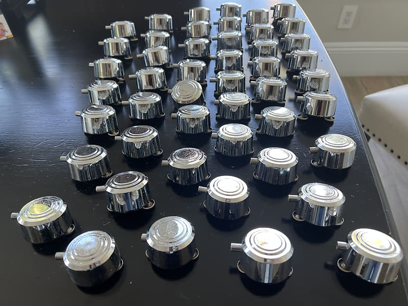 Vintage Turret Lugs (48) from Hayman Vibrasonic Drum Kit UK | Reverb