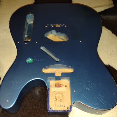 2021 Fender Vintera Road Worn Telecaster Body - LAKE PLACID | Reverb