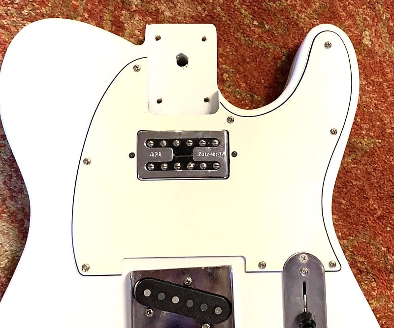 GFS Full Thickness Telecaster Loaded Body White | Reverb
