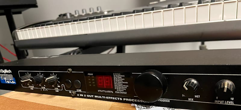 Digitech Studio Twin 1u Rack mount stereo reverb/delay effect | Reverb