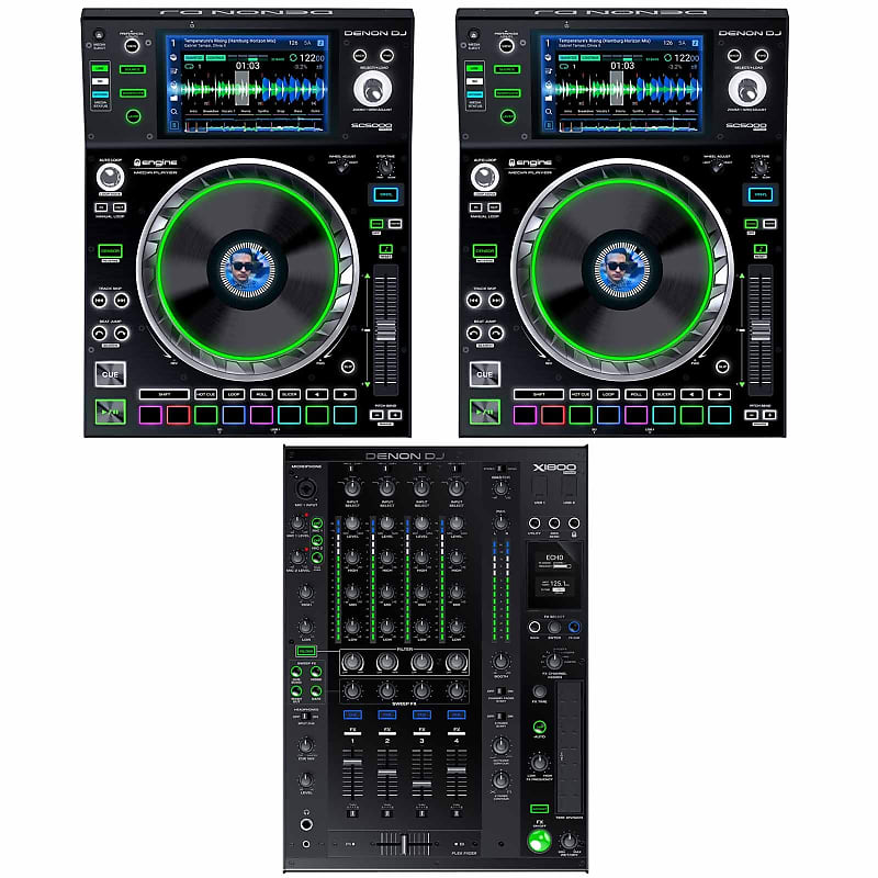 Denon DJ SC5000M Prime Professional DJ Media Player (2 Pack) | Reverb