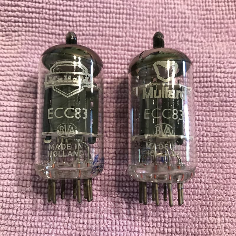 Mullard 12AX7 Preamp Tubes, Made In Holland, Amperex | Reverb
