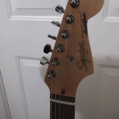 ~Cashified~ Squier by Fender Stratocaster w/Clear | Reverb