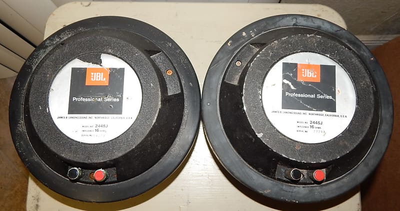 JBL 2445J compression drivers | Reverb