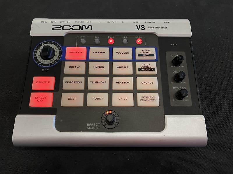 Zoom V3 Vocal Multi-Effects Processor | Reverb