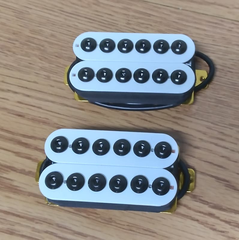 Invader Style *Ceramic* Pickup Set, White (NOT WAXED) | Reverb