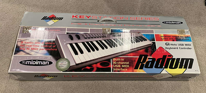 M-Audio Radium 61 Midiman USB 2005 Silver | Reverb