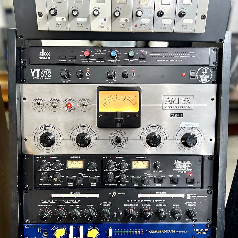 Ampex 351 tube microphone preamplifier c 1950’s modded micpre | Reverb