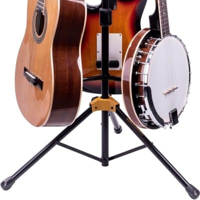 Hercules Stands GS432B PLUS Tri Guitar Stand with Auto Grip | Reverb
