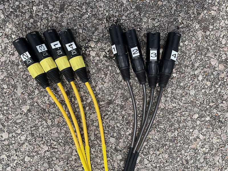 Whirlwind MultiSnake - MLTSN4X4-50 MultiSnake 4 Channel 50 ft | Reverb