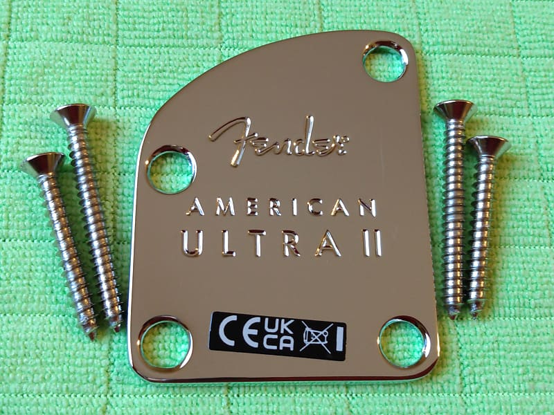 Fender American Ultra II Stratocaster Telecaster Neck Plate | Reverb