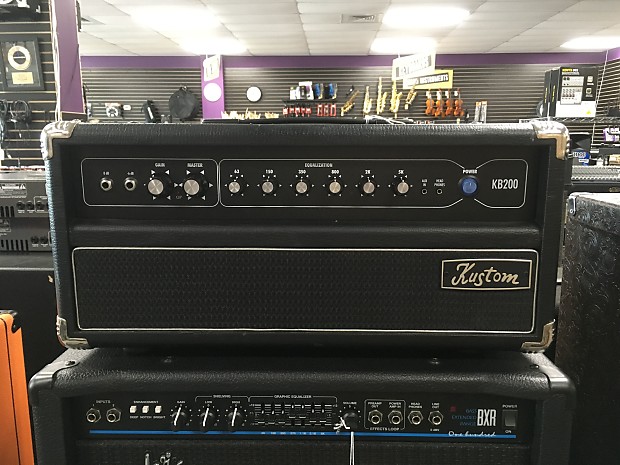 Used Kustom KUSTOM KB200 HEAD Bass Amp 200 Watts | Reverb