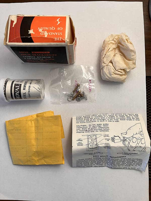 Vintage Shure M91E Cartridge & High Track Needle-NOS- | Reverb