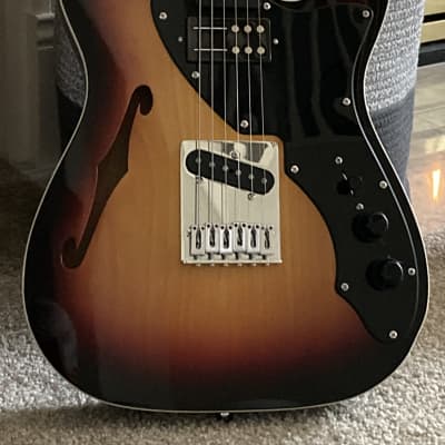 Dax&Co Custom Shop Black HEAVY Relic NYC Punk Thinline Tele | Reverb