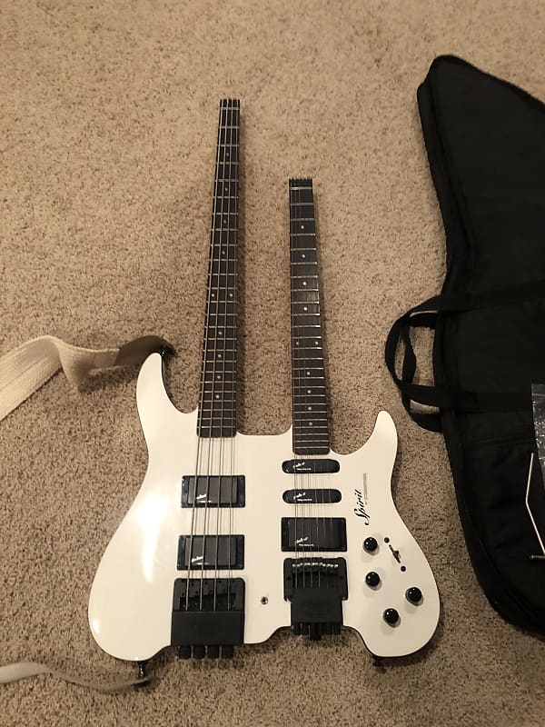 Steinberger Spirit Double Neck Mid 90’s - White | Reverb