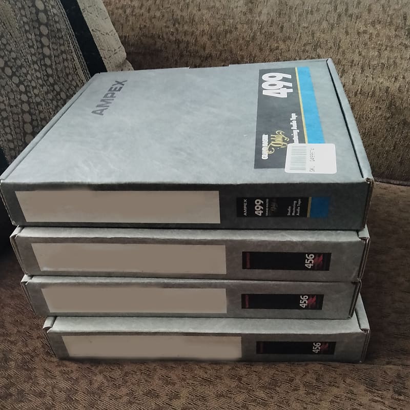 Ampex / Quantegy 1 inch recording tape 3 of 456 type and 1 of | Reverb