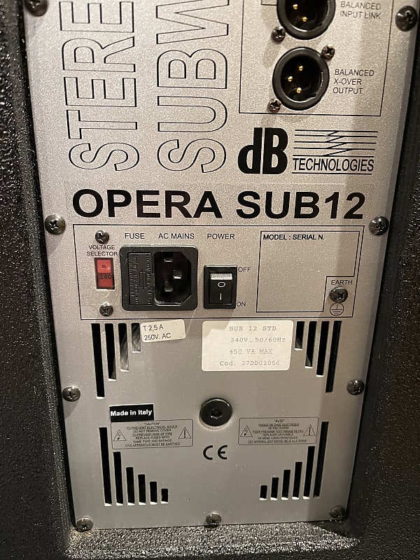 dB Technologies Opera Sub 12" active subwoofer Speaker | Reverb