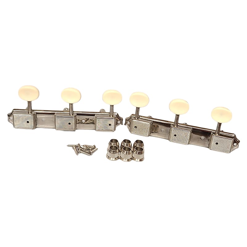 Guitar Tuning Pegs Vintage Electric 3/Plate Tuners Chrome | Reverb