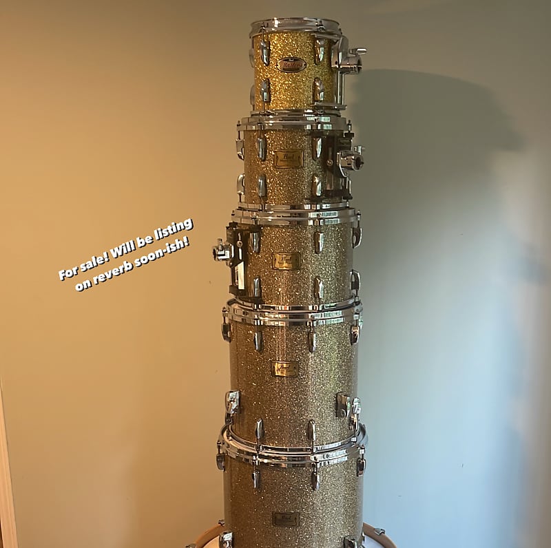 Pearl Masters studio BSX series bronze glass 7 piece shell | Reverb