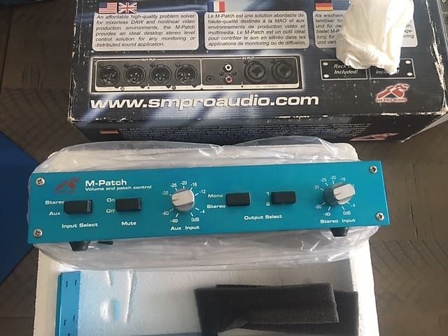 SM Pro Audio M-Patch Passive Volume & Patch Control | Reverb