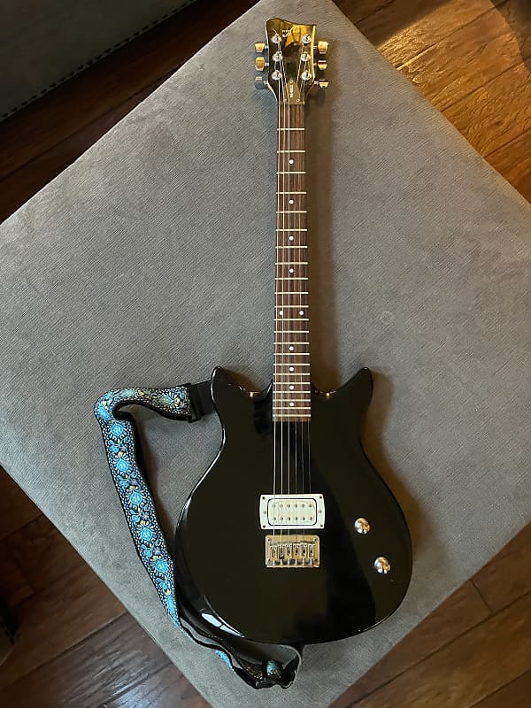 First Act ME4002 Electric Guitar - Jet Black w/ strap and | Reverb