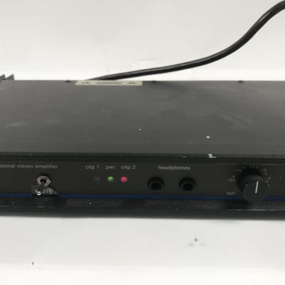 QSC Professional Model 1100 Rack Stereo Power Amplifier | Reverb