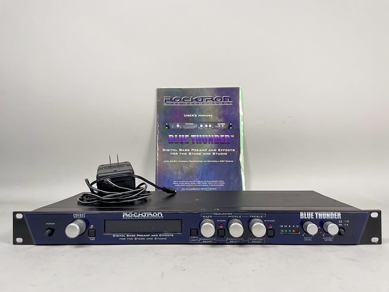 Rocktron Blue Thunder Bass Pre Amp And Effects Rack Unit | Reverb