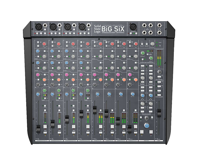 Solid State Logic SSL BiG SiX 18-Chnl Desktop Mixer & Audio | Reverb