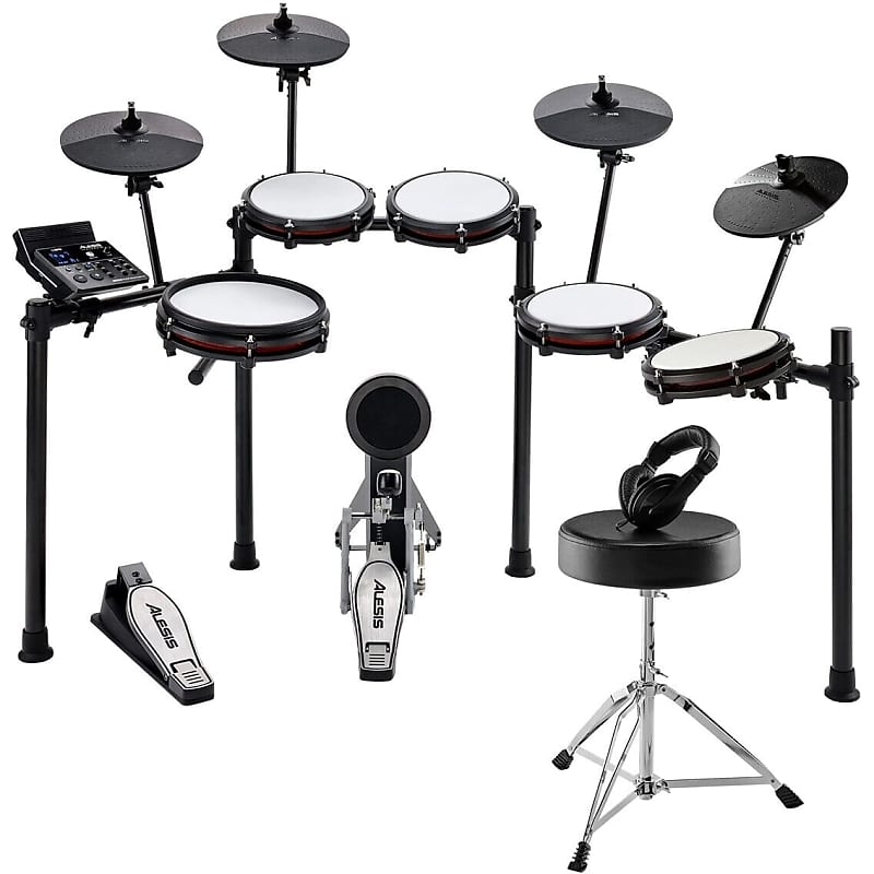 Alesis Nitro Max Electronic Drum Set, 8-Piece, with Alesis | Reverb