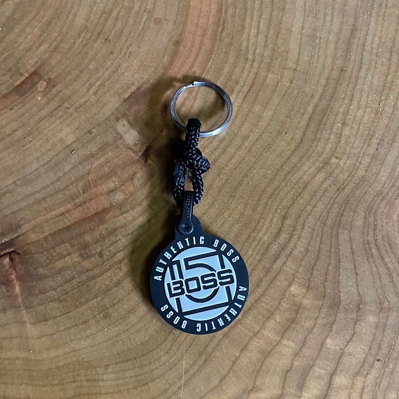 Boss Promotional Key Chain 90's-Early 2000's - Black | Reverb