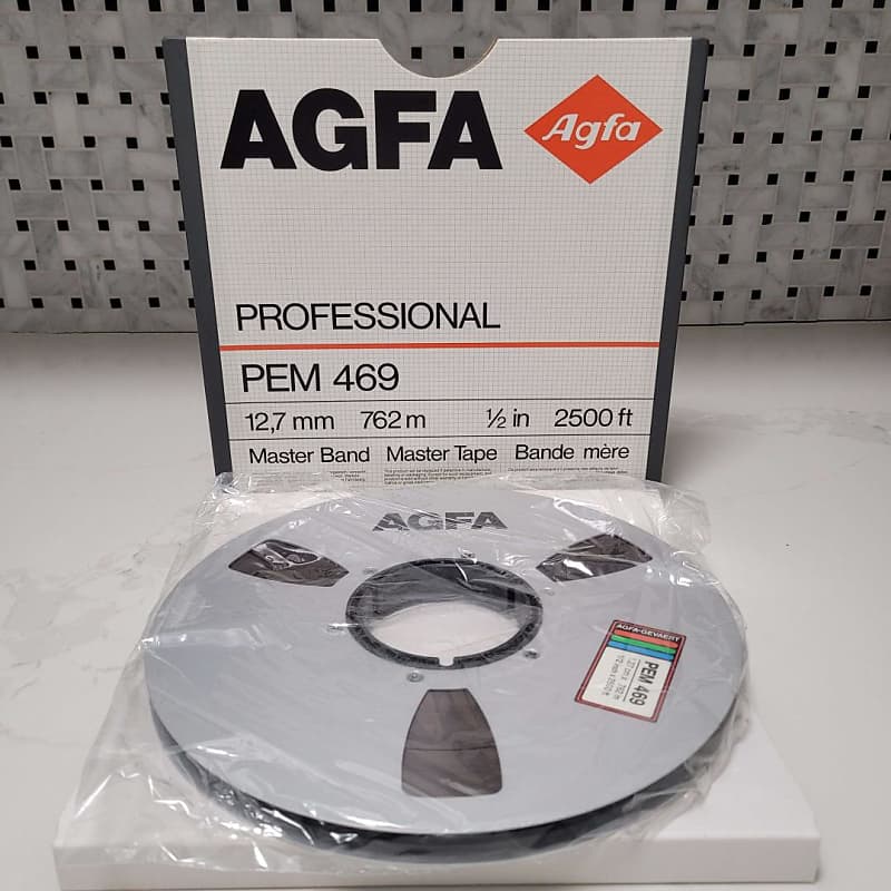 New Oldstock AGFA PEM 469 Mastering Tape - 2500ft - 1/2" - | Reverb